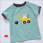 Bagger Stickdatei Doodle / Applikation - stickzauberwelt.de