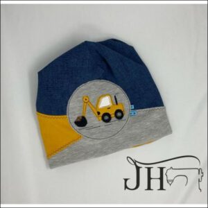 Bagger Stickdatei Doodle / Applikation - stickzauberwelt.de