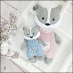 Dachs Schmusetuch als ITH Stickdatei- stickzauberwelt.de Dachs