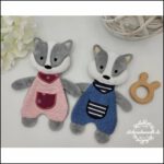 Dachs Schmusetuch als ITH Stickdatei- stickzauberwelt.de Dachs